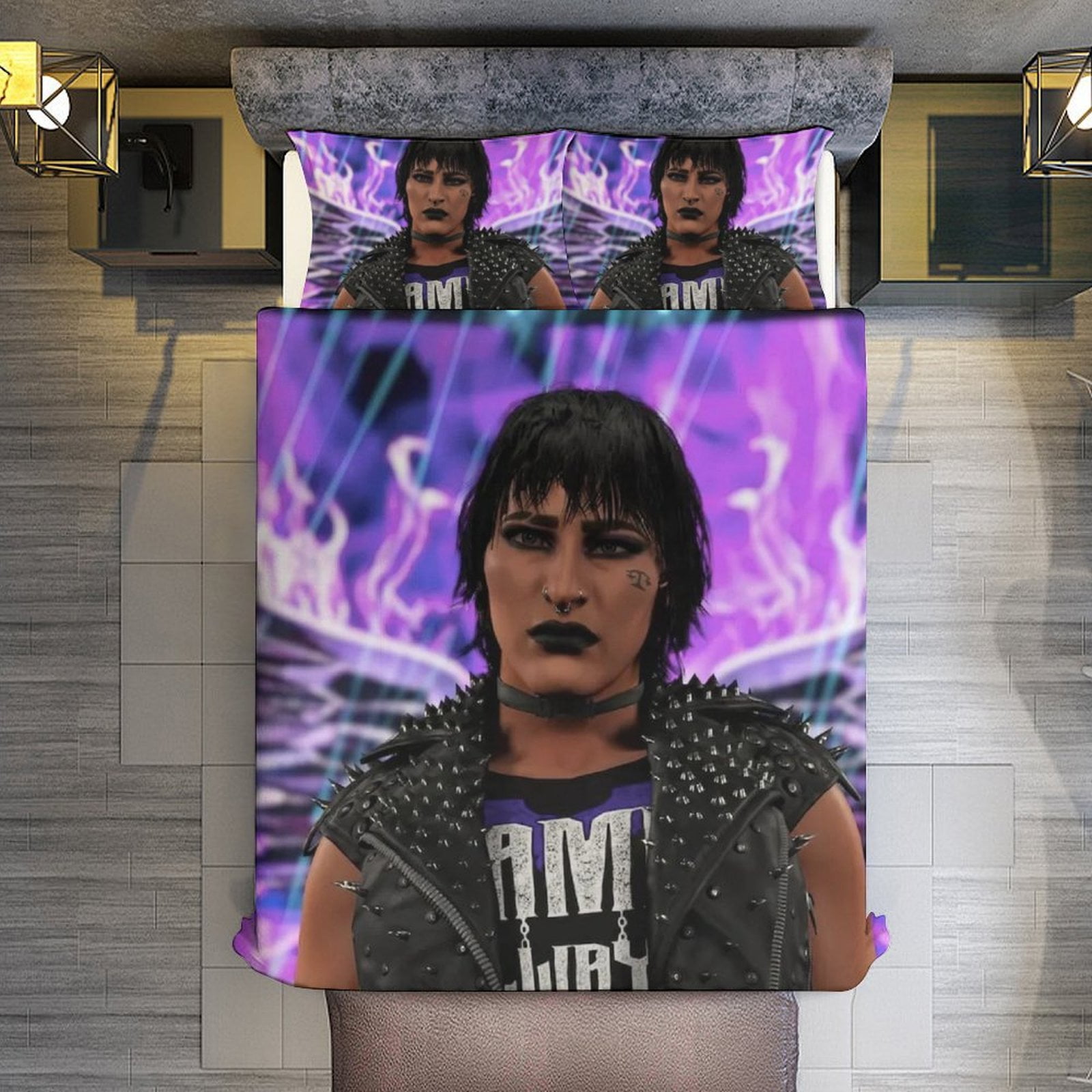 Rhea Ripley 3-Piece Comforter Set for Bedroom, Rhea Ripley Bedding Set ...