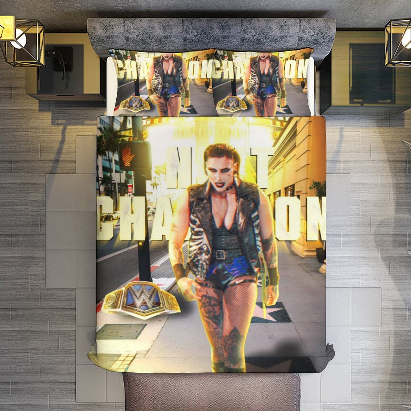 Rhea Ripley 3-Piece Comforter Set for Bedroom, Rhea Ripley Bedding Set ...