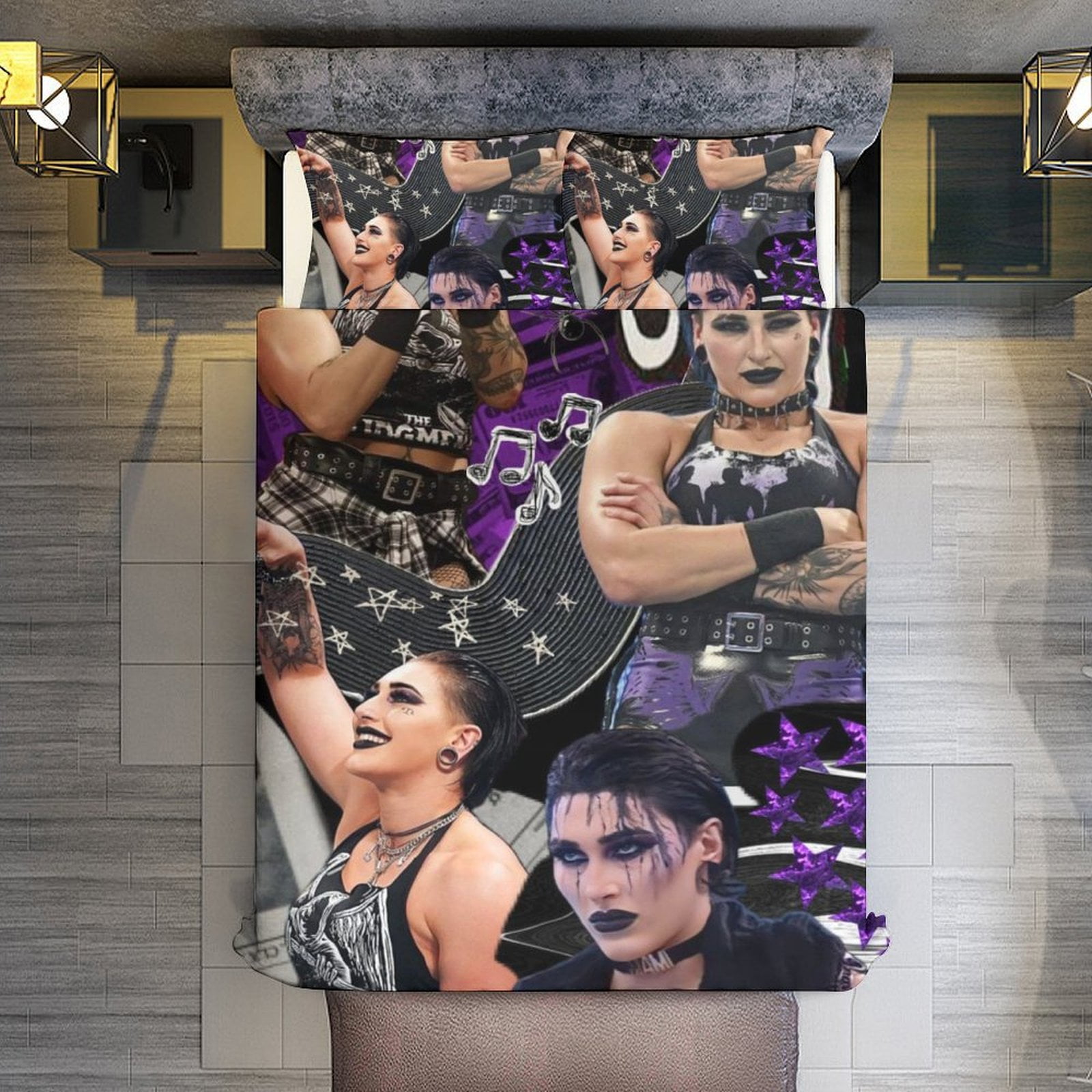 Rhea Ripley 3-Piece Comforter Set for Bedroom, Rhea Ripley Bedding Set ...