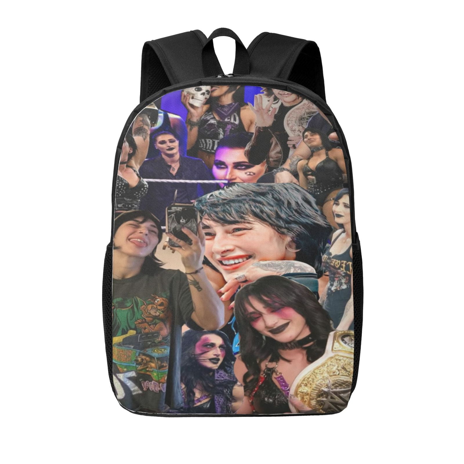 Rhea Ripley Backpack 17 Inch Cute Cartoon Casual Students Laptop Bags ...