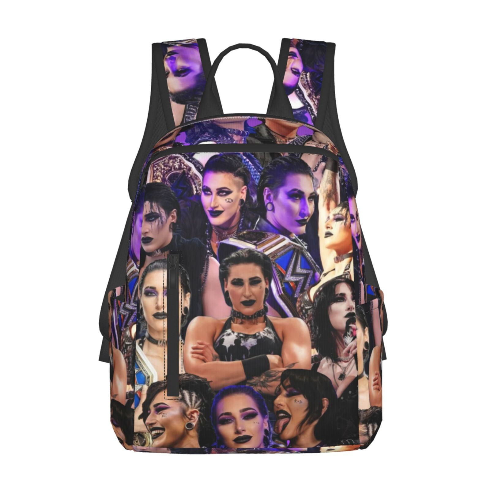 Rhea Ripley Backpack Cute Cartoon Students Laptop Bags Bookbag ...