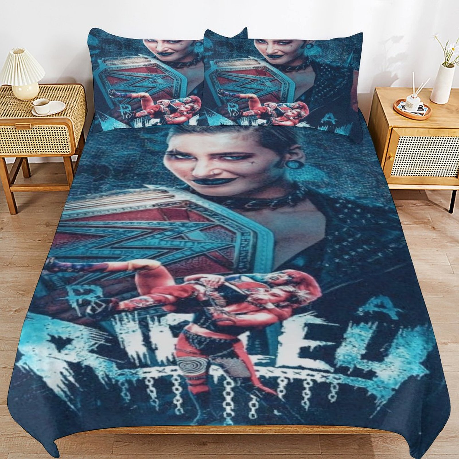 Rhea Ripley Duvet Cover Set 3 Pieces, Ultra Soft Comfortable Graphics ...