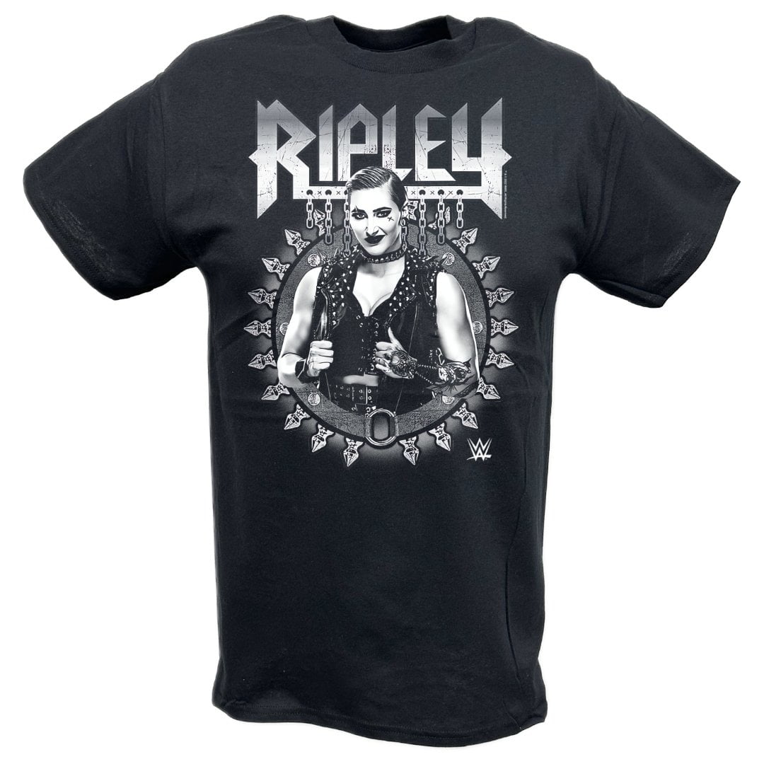 Rhea Ripley Full Metal Aussie Gear Black T-shirt - Walmart.com