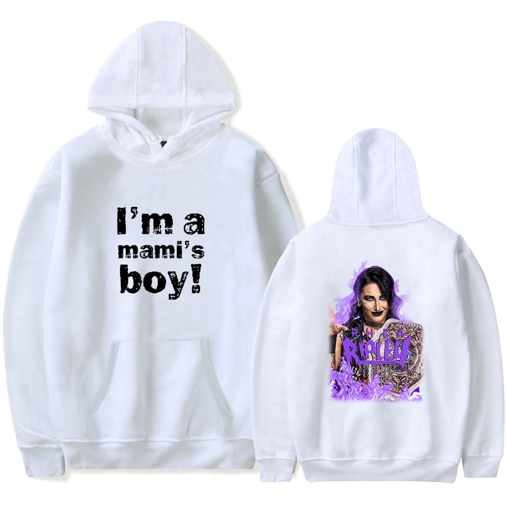 Rhea Ripley Hoodies Merch Women Men Casual Long Sleeve Sweatshirt ...