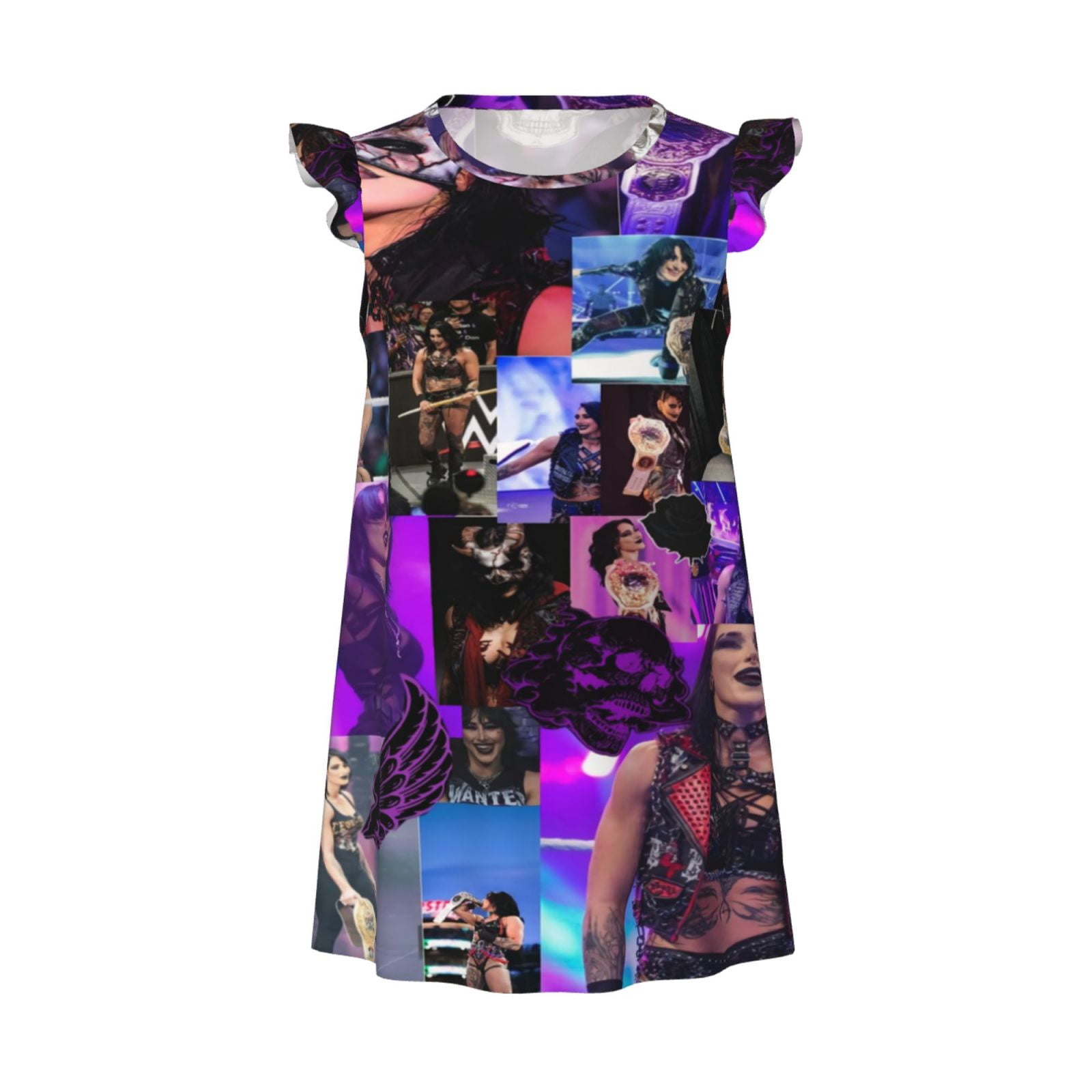 Rhea Ripley Little Girls Nightgowns Soft Flutter Sleeve Night Dress ...
