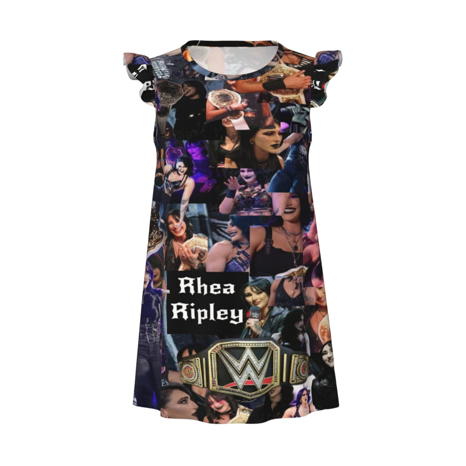 Rhea Ripley Little Girls Nightgowns Soft Flutter Sleeve Night Dress ...