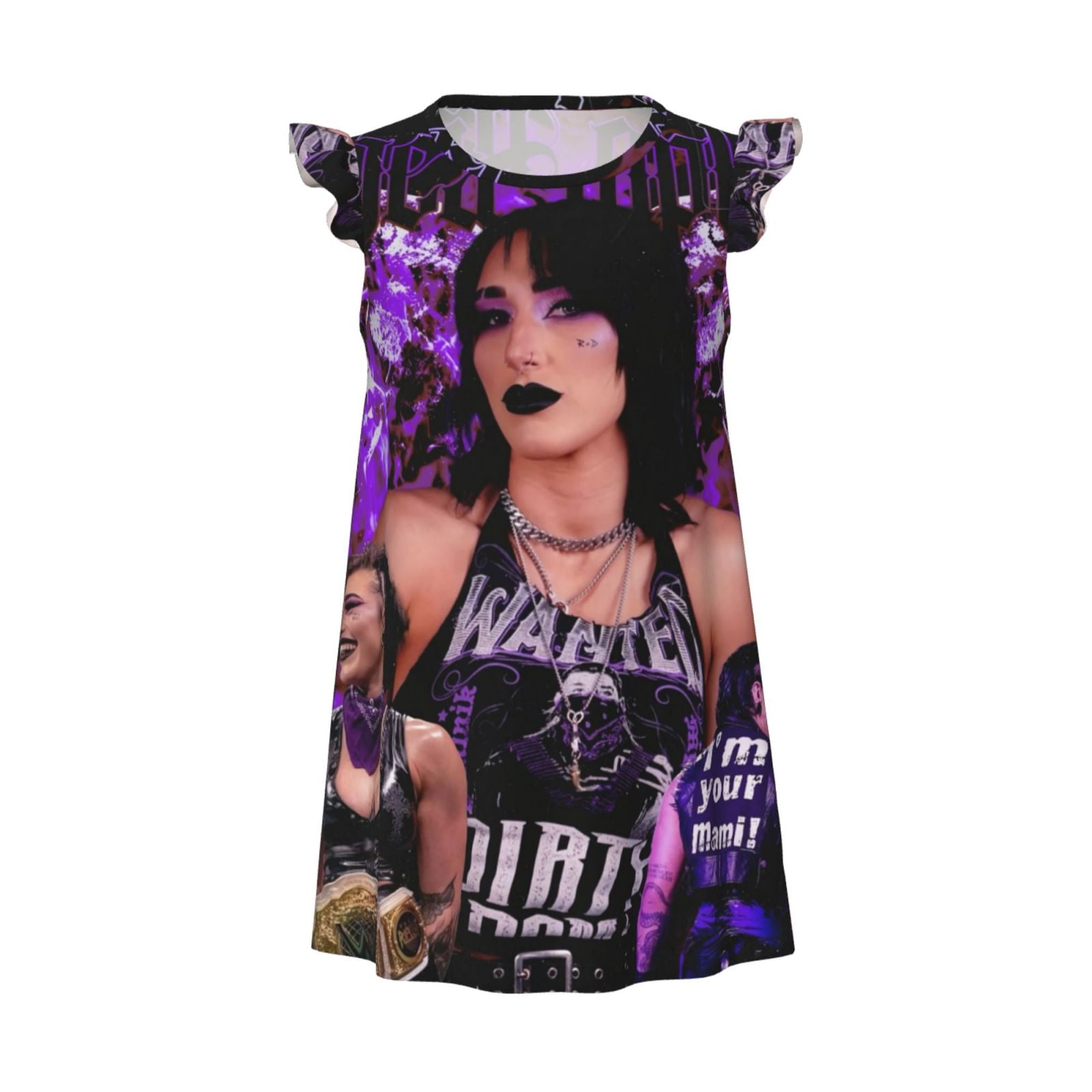 Rhea Ripley Little Girls Nightgowns Soft Flutter Sleeve Night Dress ...