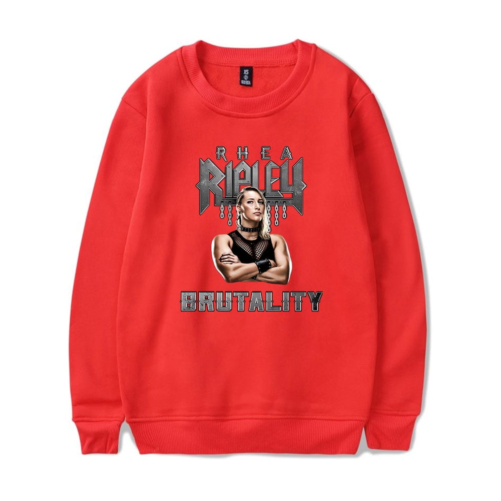 Rhea Ripley Long Sleeve Crewneck Sweatshirt Merch For Men/Women Unsiex ...