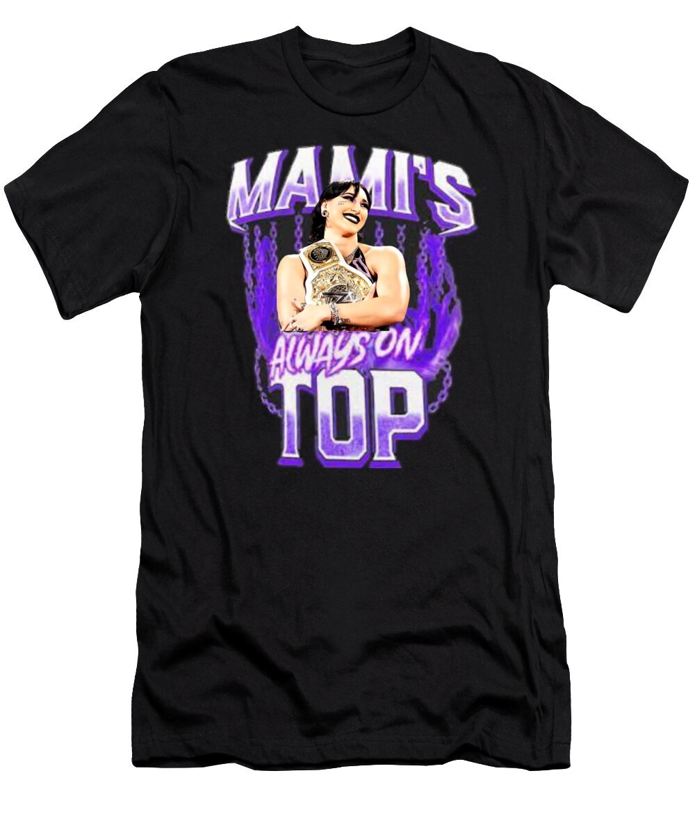 Rhea Ripley Mami's Always On Top T-shirt - Walmart.com