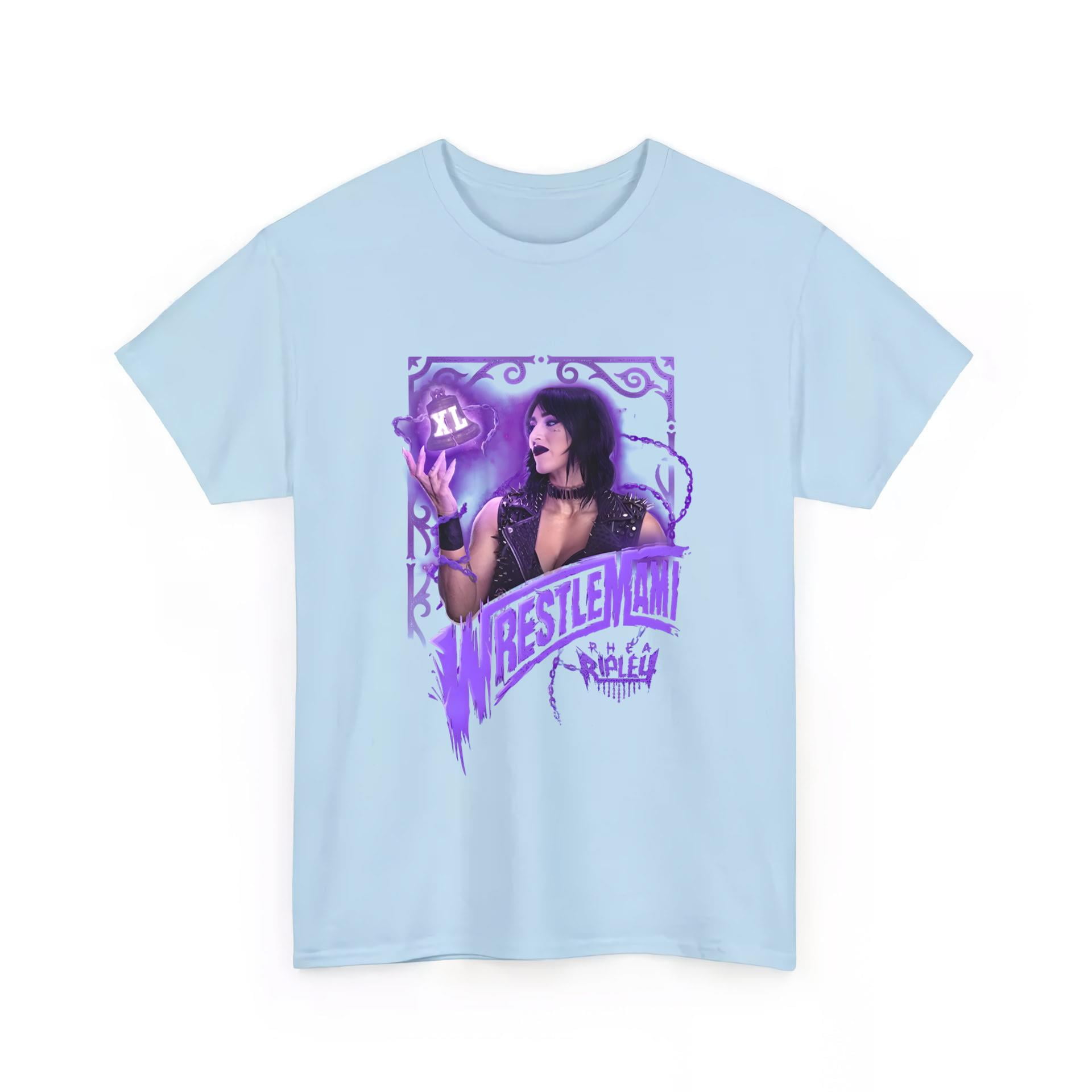 Rhea Ripley Men's T-Shirt WWE Wrestlemania 40 Black T-Shirt - New ...