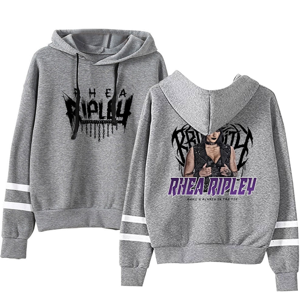Rhea Ripley New Logo Merch Unisex Hoodie, Casual Streetwear Long Sleeve ...