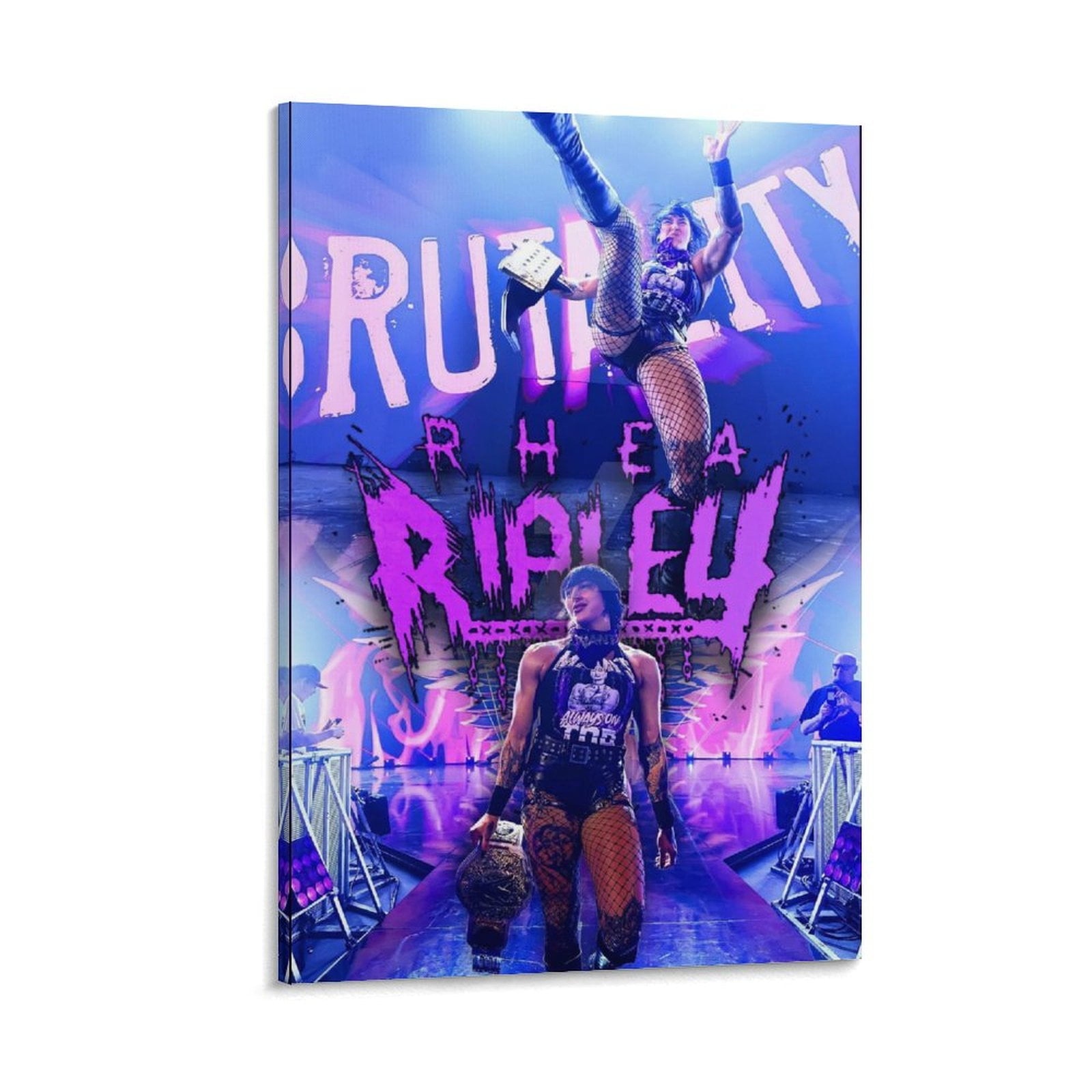 Rhea Ripley Poster, Canvas Wall Hanging Art Painting, Artwork Print for ...
