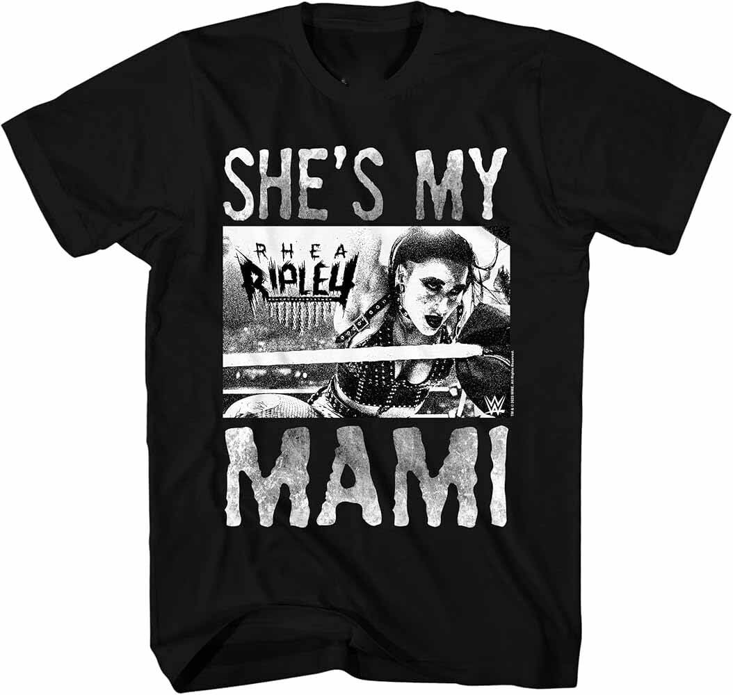 Rhea Ripley She's My Mami T-Shirt Cotton Unisex Classic Tee All Size S ...