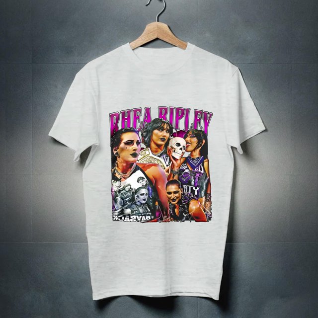 Rhea Ripley T-shirt, Wash RHEA RIPLEY Oversize T-Shirt - Walmart.com