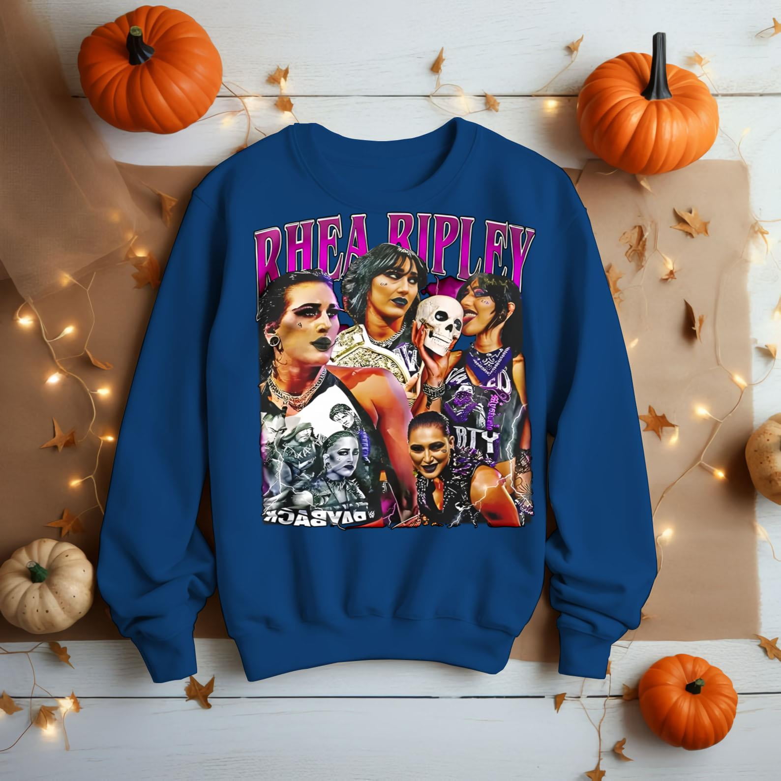 Rhea Ripley T-shirt, Wash RHEA RIPLEY Oversize T-Shirt - Walmart.com