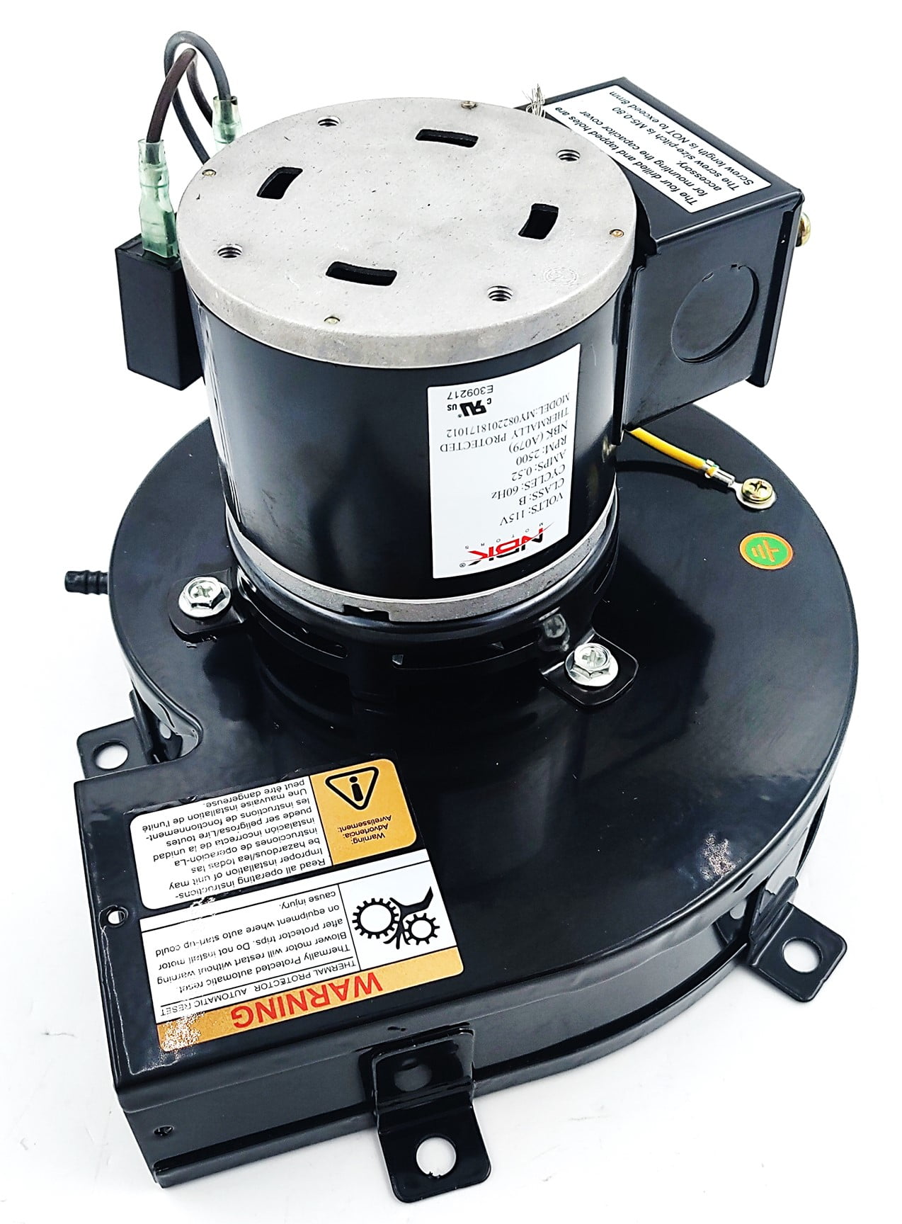 Rheem Rudd, Goodman, Trane Furnace Draft Inducer Blower 115 Volts Fasco ...