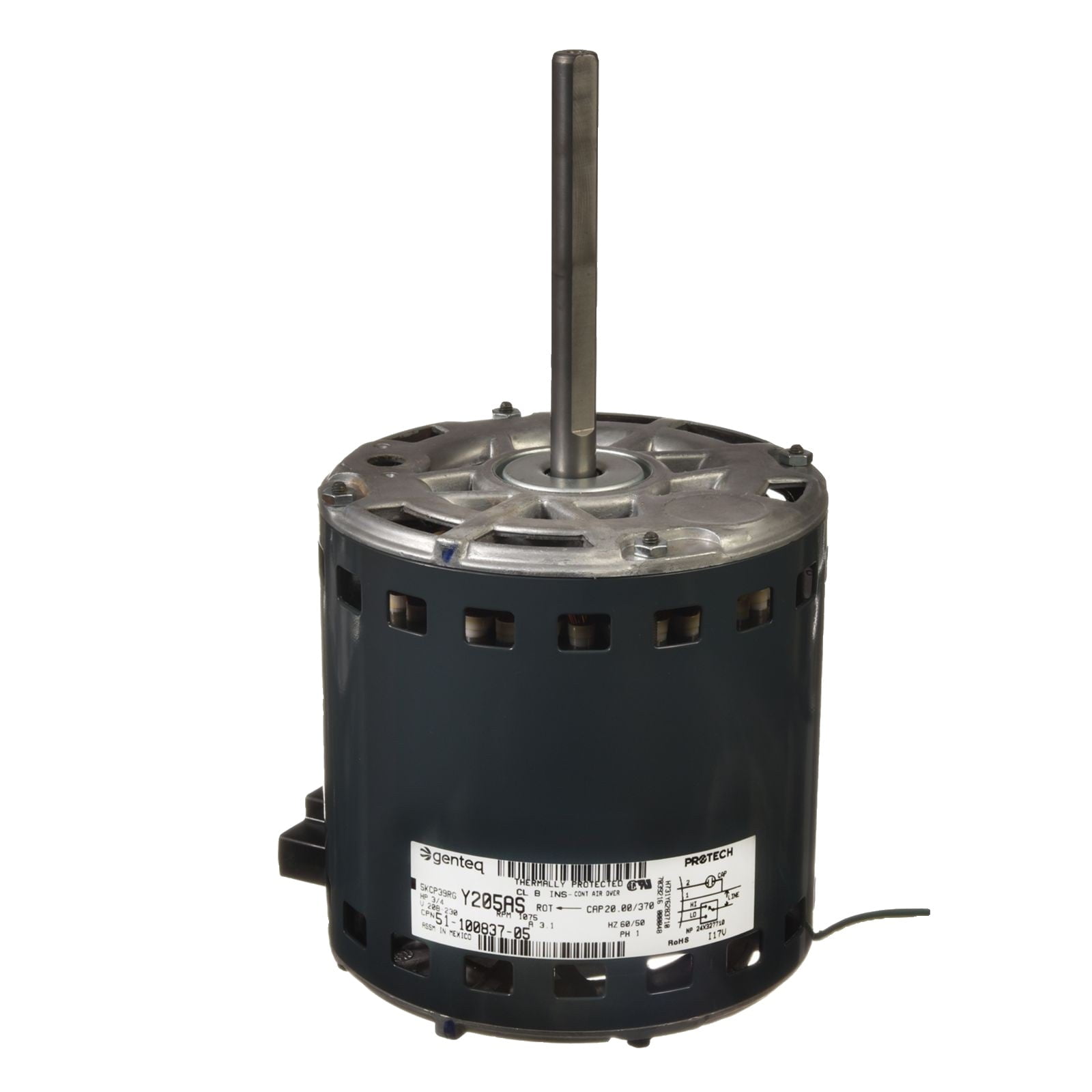 Rheem-Ruud 51-100837-05 - Protech 51-100837-05 - Blower Motor - 3/4 Hp ...