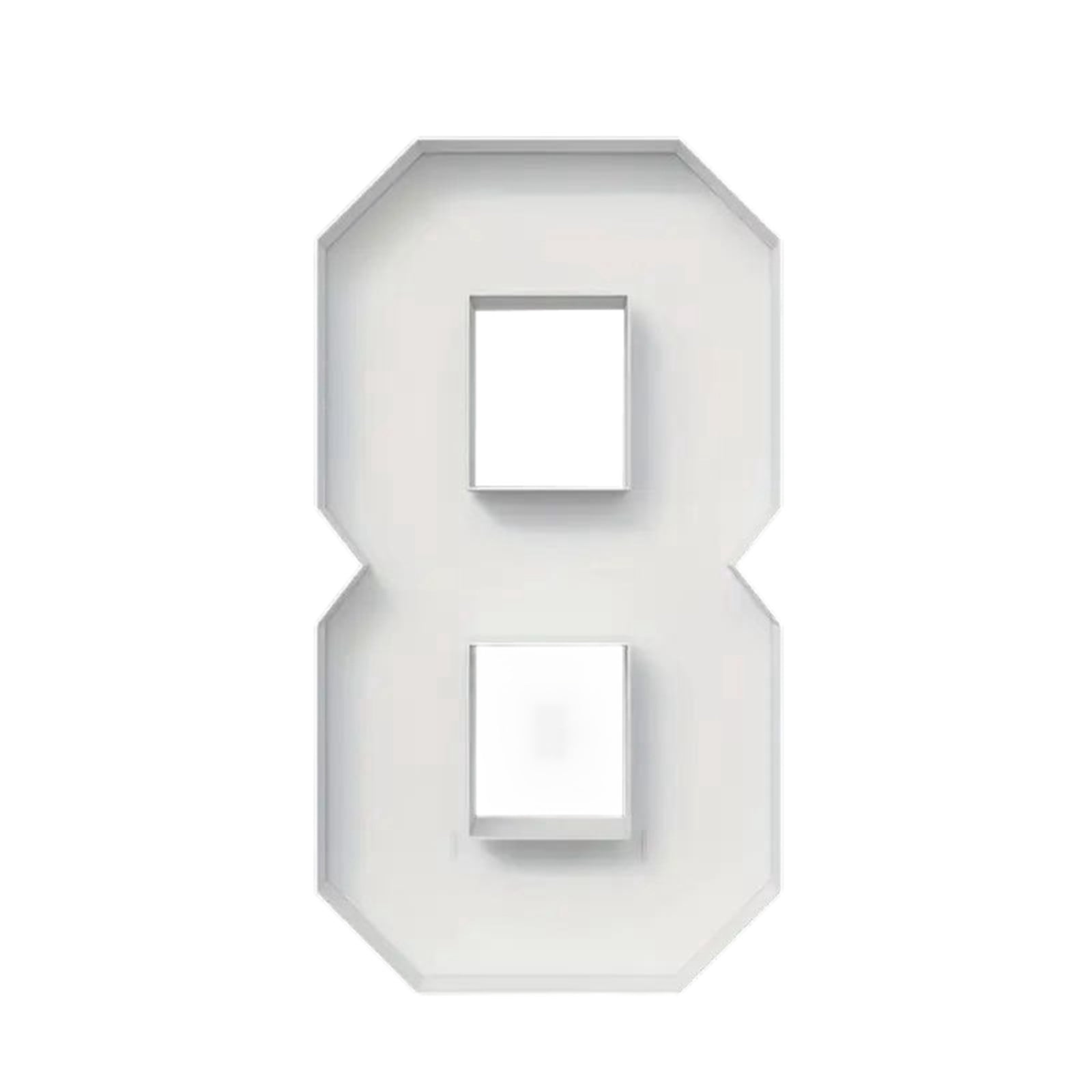 Rheen 2.3FT Large Balloon Number Frame for Birthday or Anniversary ...