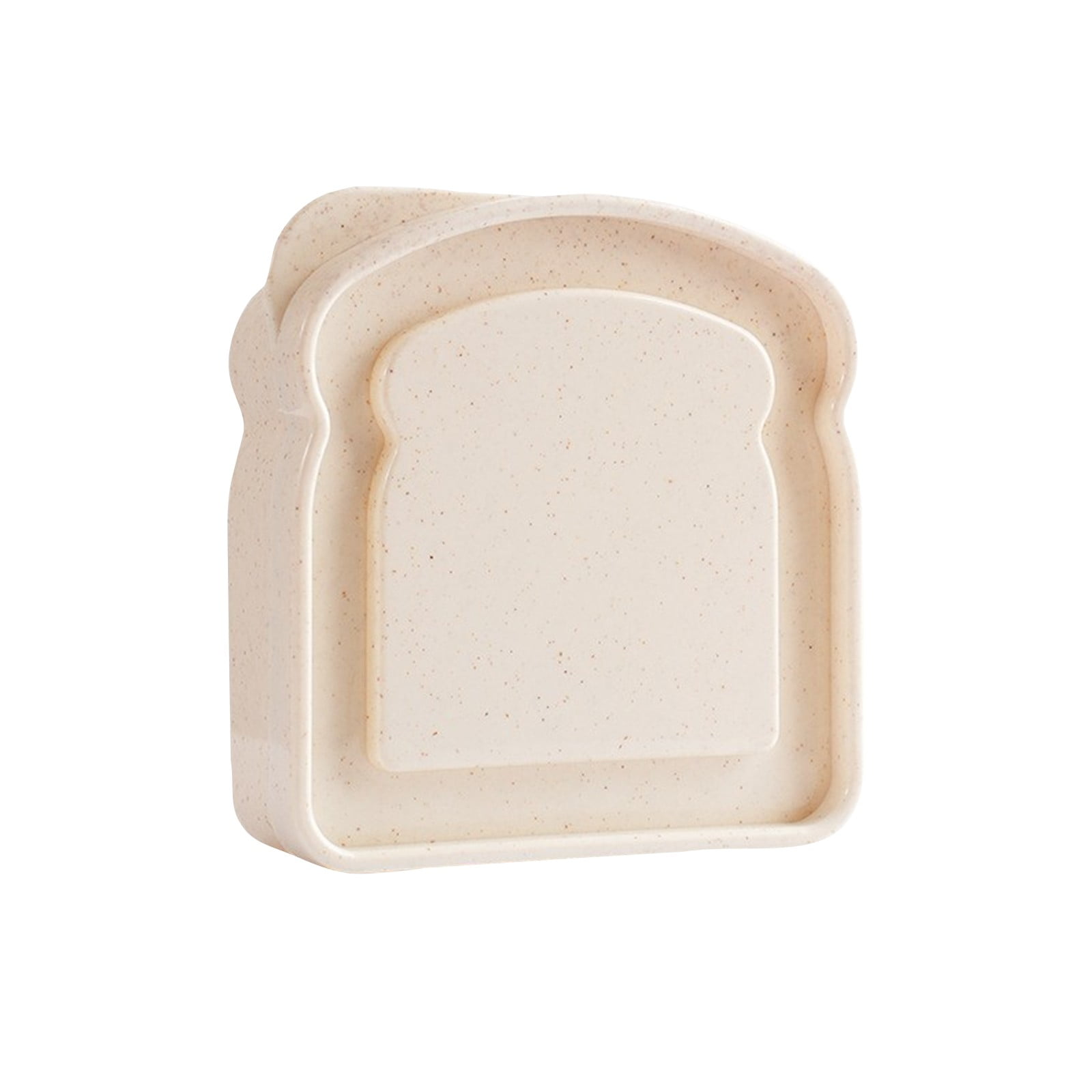 Rheen Reusable Sandwich Storage Box with Lid, Shaped Lunch Container ...