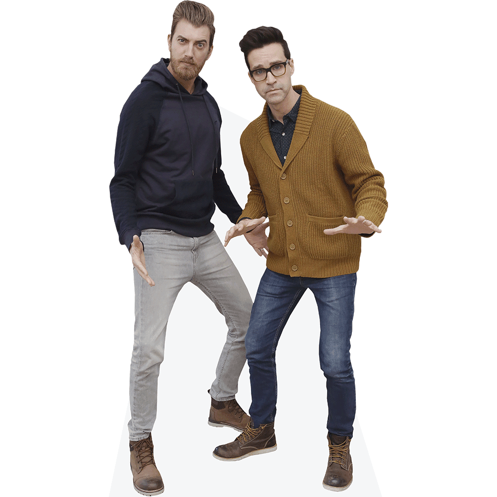 Rhett McLaughlin And Charles Lincoln Neal (Duo) Mini Celebrity Cutout ...