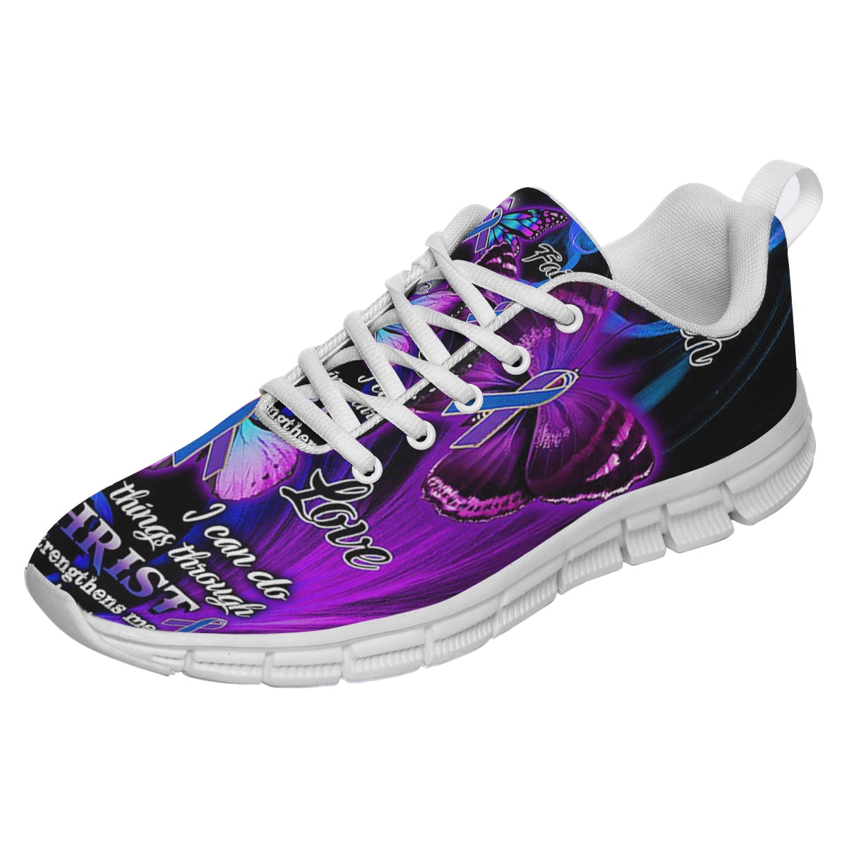 Rheumatoid Arthritis Faith Hope Love Butterfly Shoes for Men Women ...