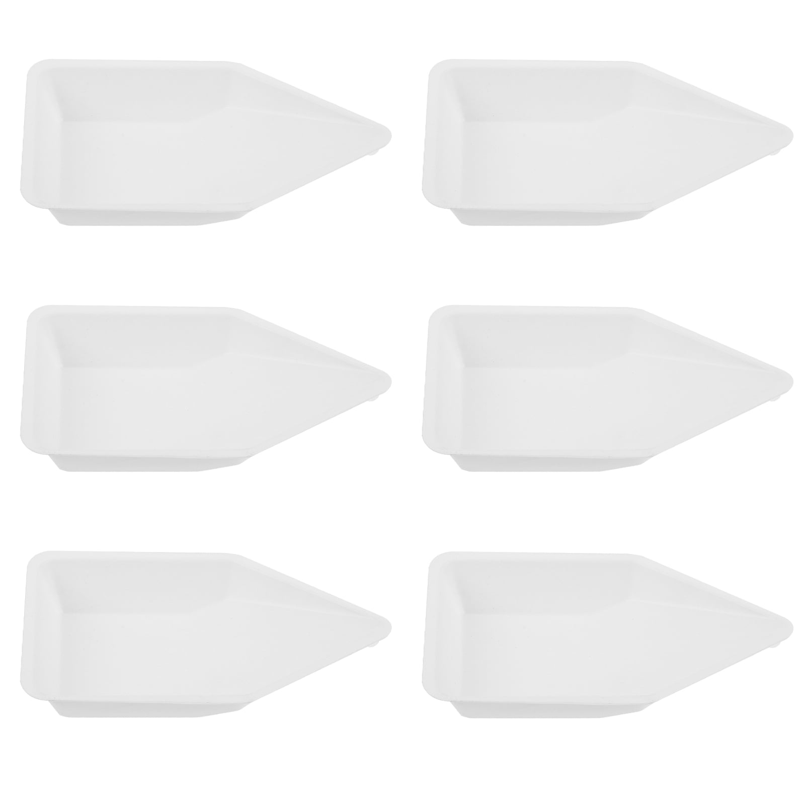 OFFIGAM 10pcs Weighing Dishes Plastic White Scale Accessories ...