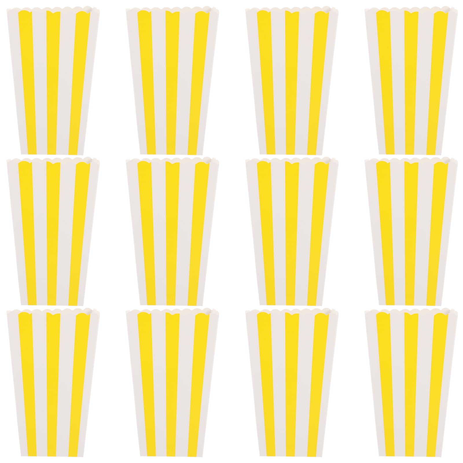 OFFIGAM Family Gathering Popcorn Holders Paper Cups 12pcs Disposable ...