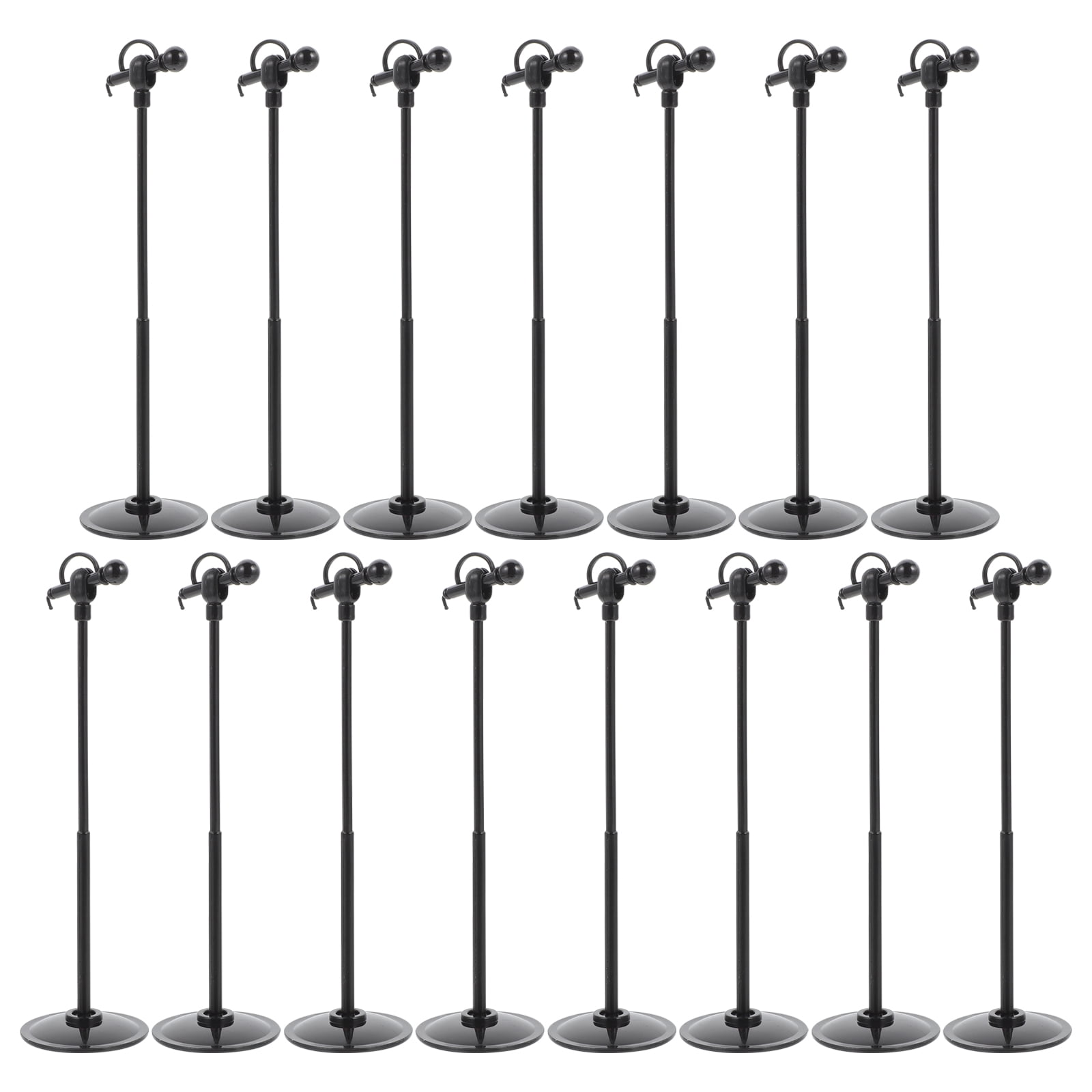 OFFIGAM Vintage Style Dynamic Mini Microphones Black 15-Pack for ...