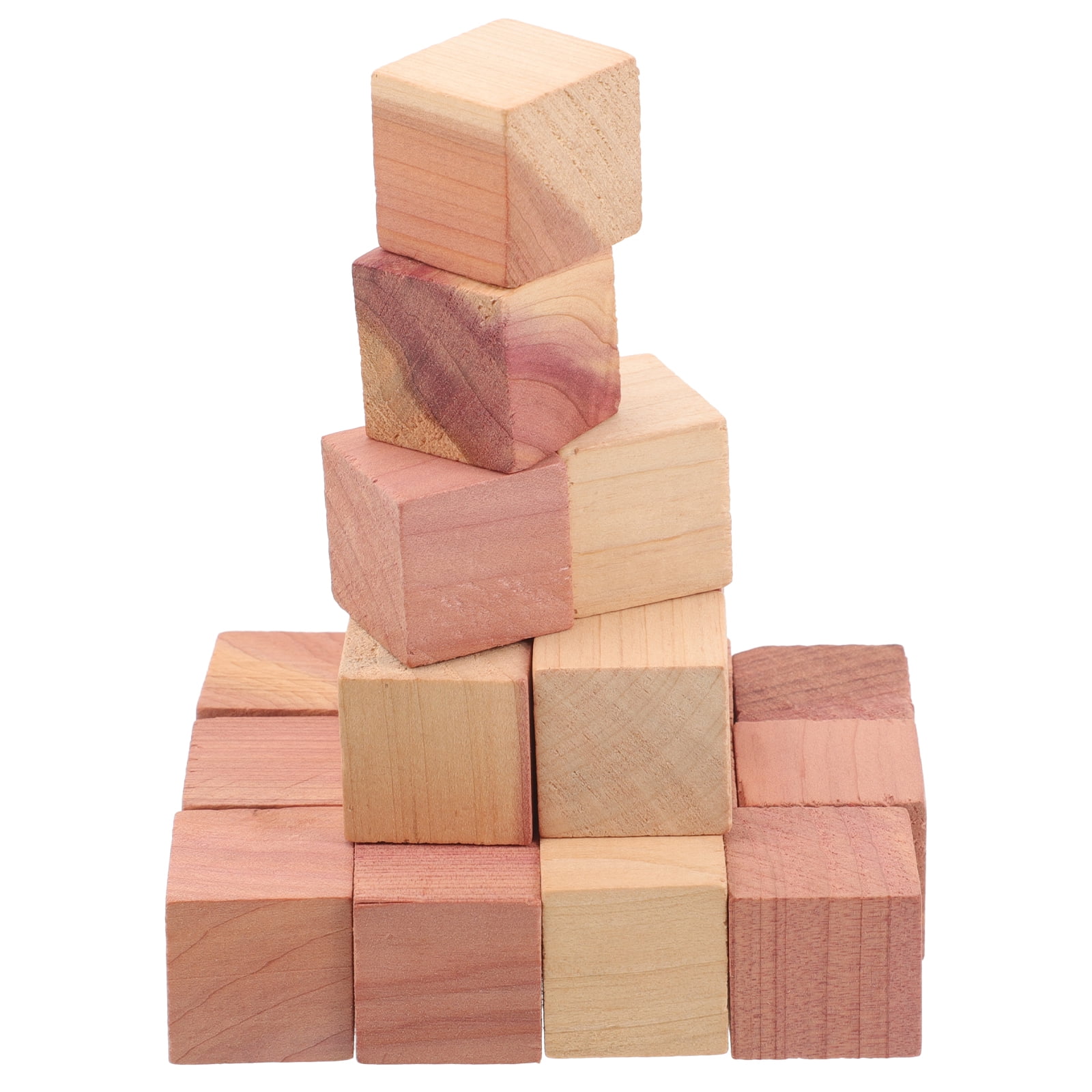 Rhewides 20Pcs Cedar Chip Natural Cedar Wood Block Fragrant Cedar Wood ...
