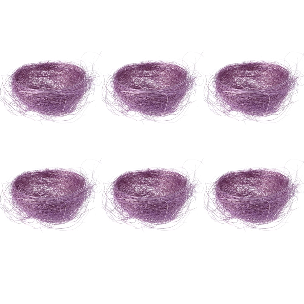 Rhewides Artificial Bird Nest Egg Decorating Decorative Birdhouse ...