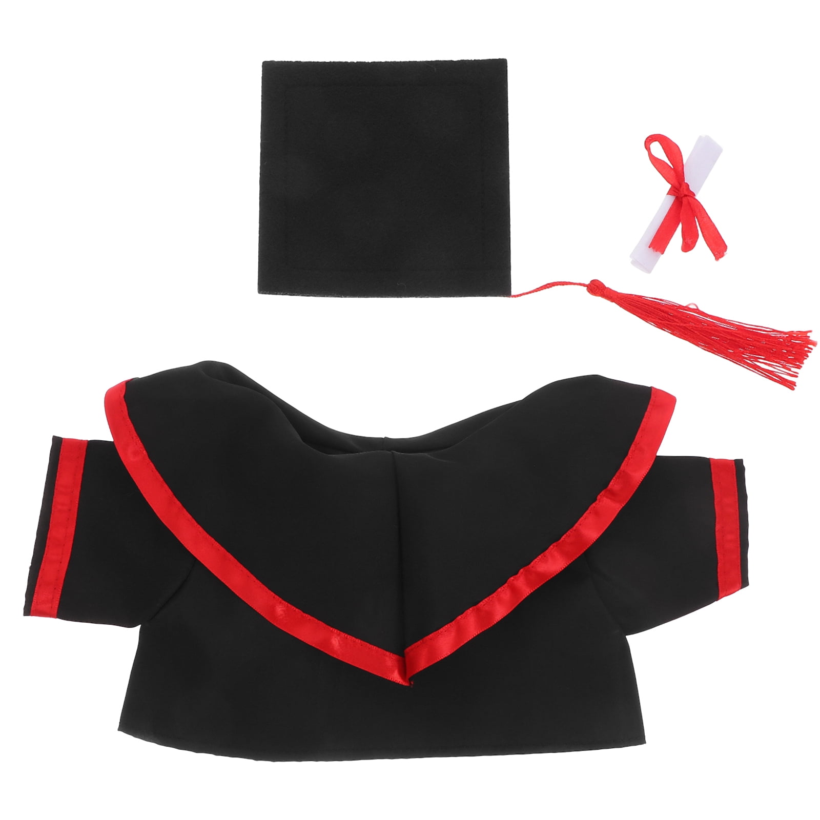 Rhewides Graduation Plush Toy Outfit With Mini Graduation Cap Gown ...
