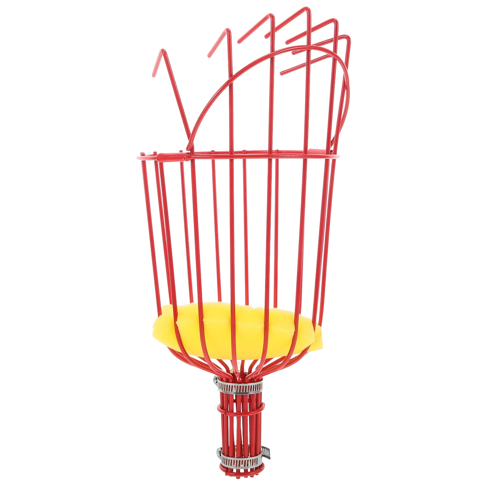 Rhewides Metal Fruit Picker with Basket Garden Farm Fruit Catcher ...