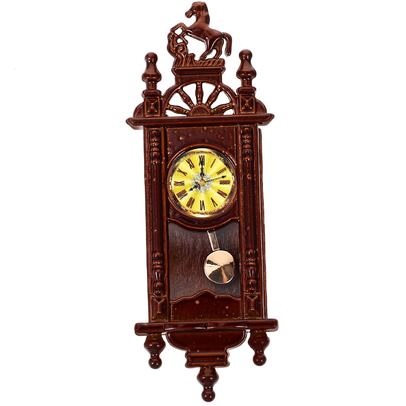 Rhewides Mini Wall Clock Desktop Mini Wall Clock Ornamental Children ...