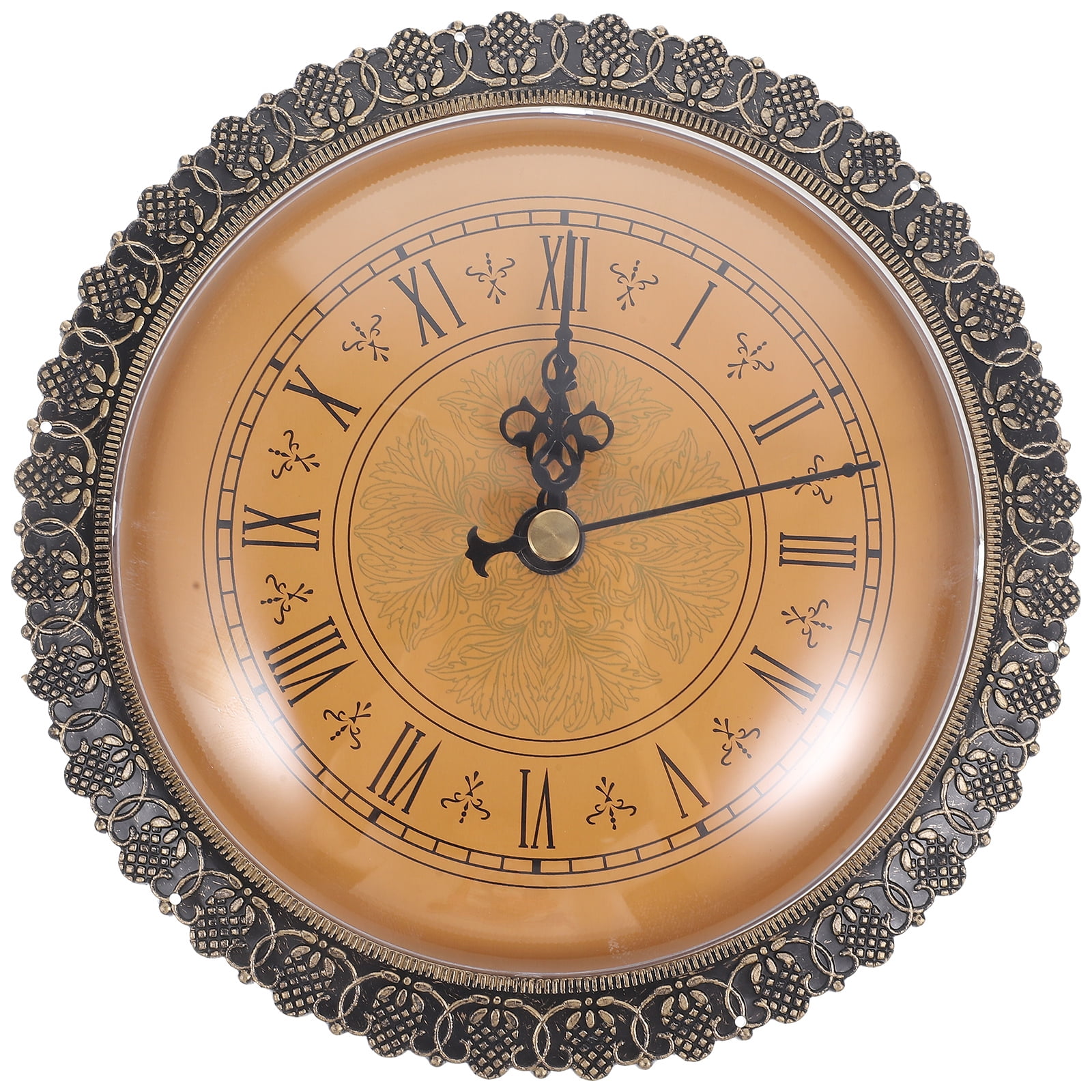Rhewides Retro Clock Insert DIY Round Clock Head Roman Number Inlaid ...