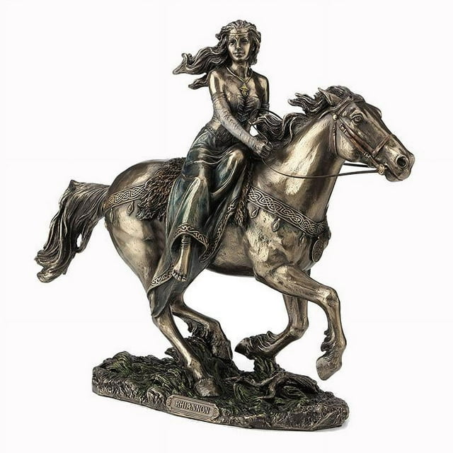 Rhiannon (Epona) - Celtic Moon Horse Goddess Bronze Finish Statue by ...