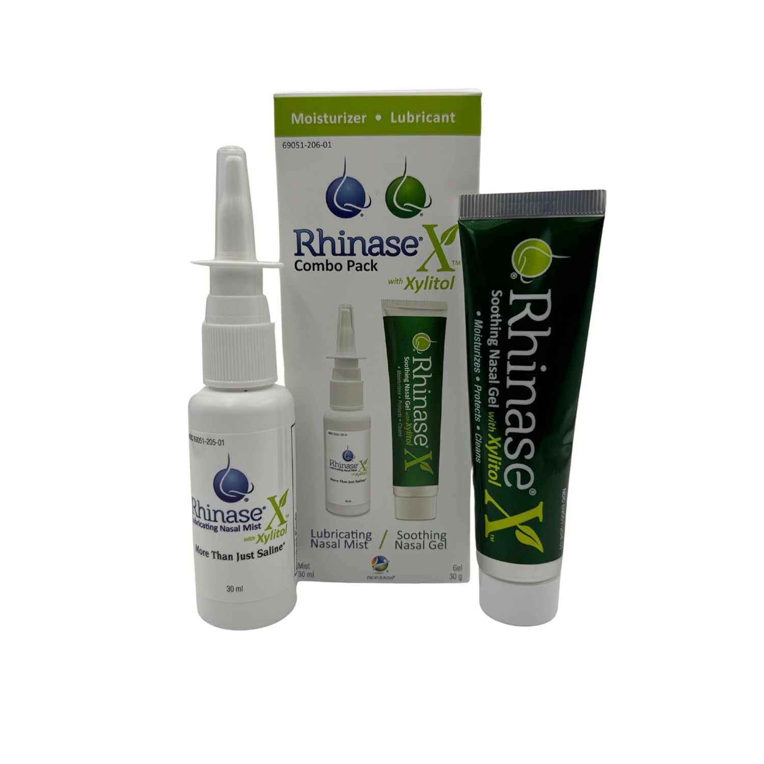 Rhinase Combo Pack Nasal Spray and Gel for Allergy Relief Moisturizing ...