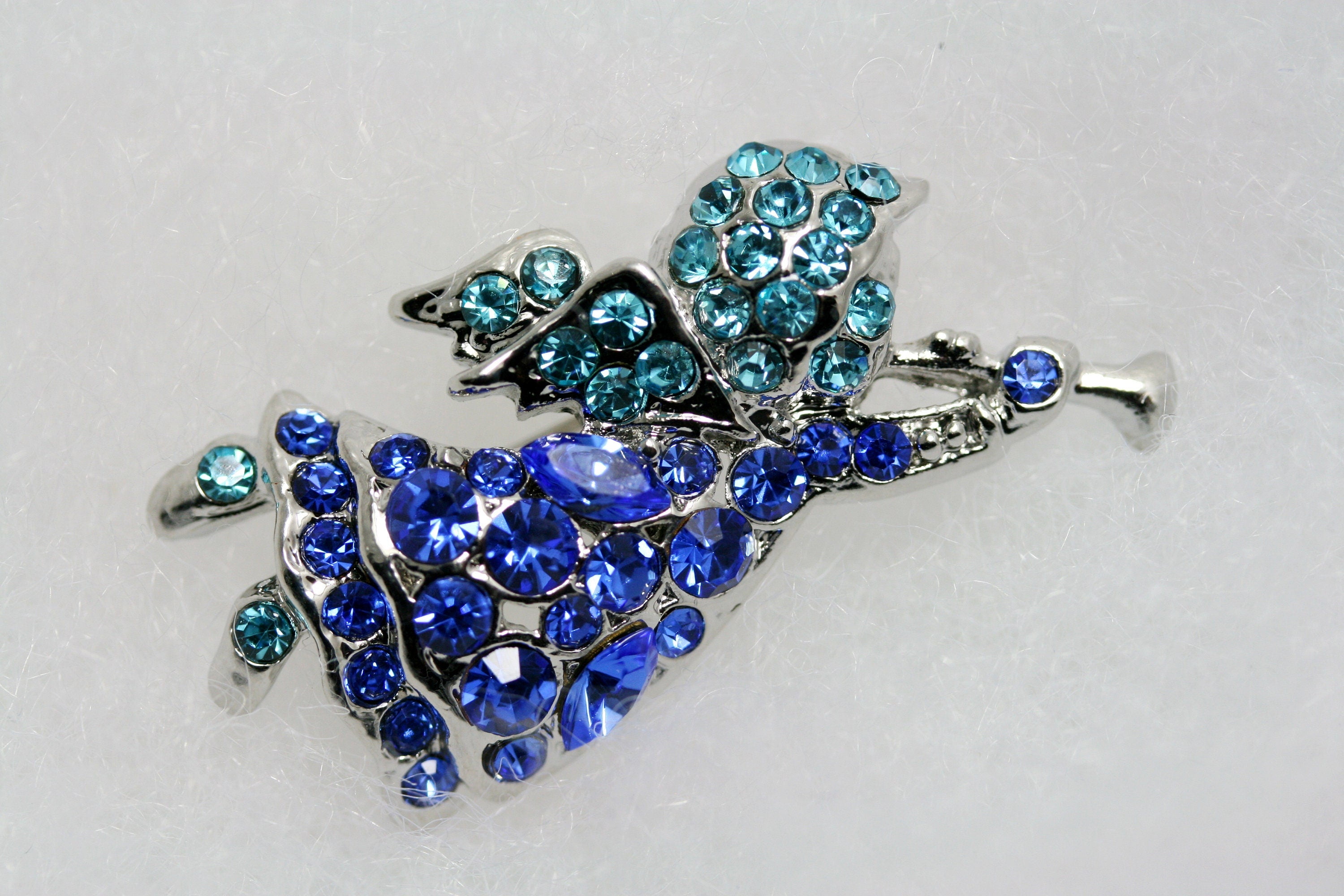 Just Love Jewels Angel Crystal Blue Pin Brooch, Christmas Accessory ...