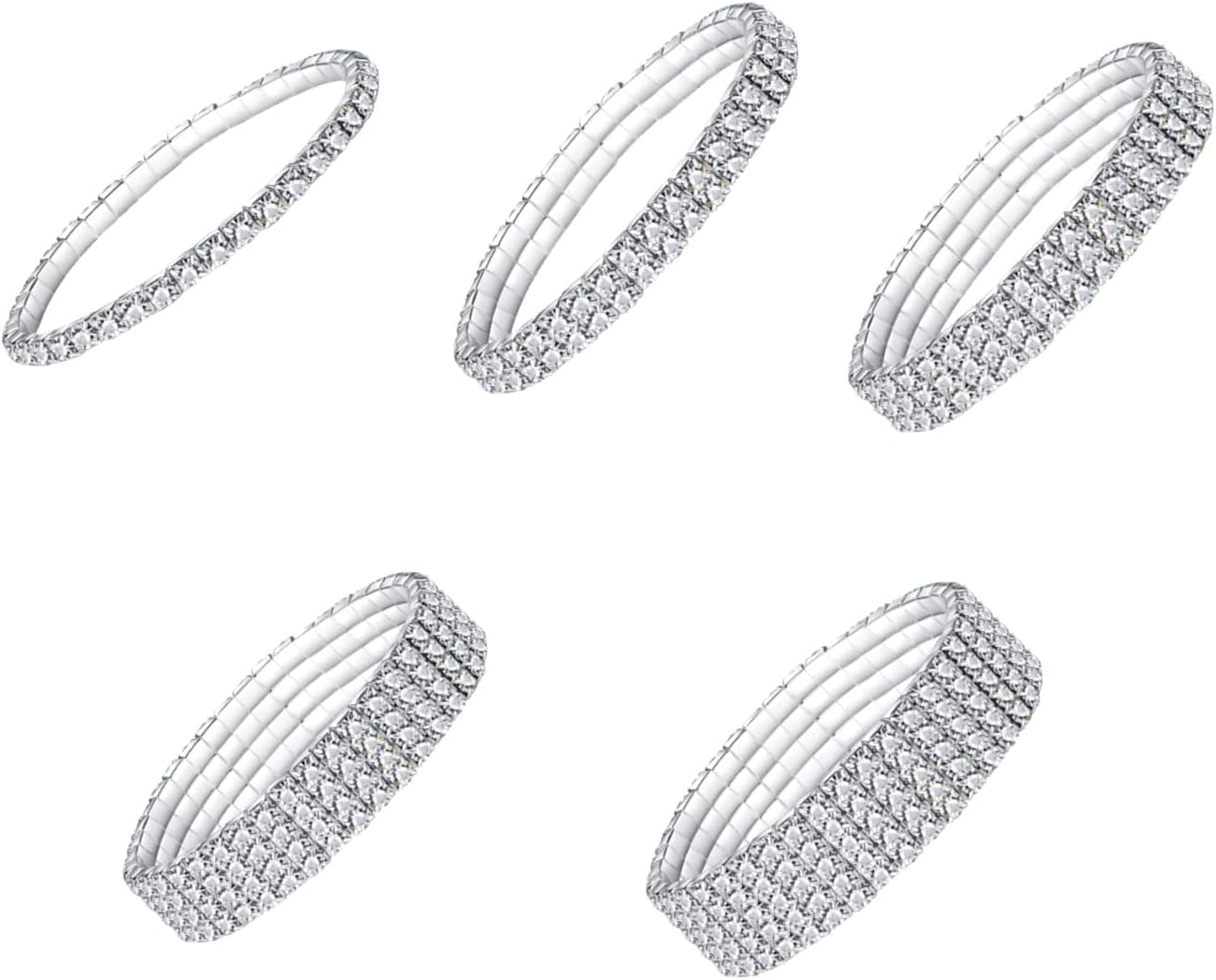 Rhinestone Anklets Bracelets Crystal Stretch Ankle Bracelets Boho ...