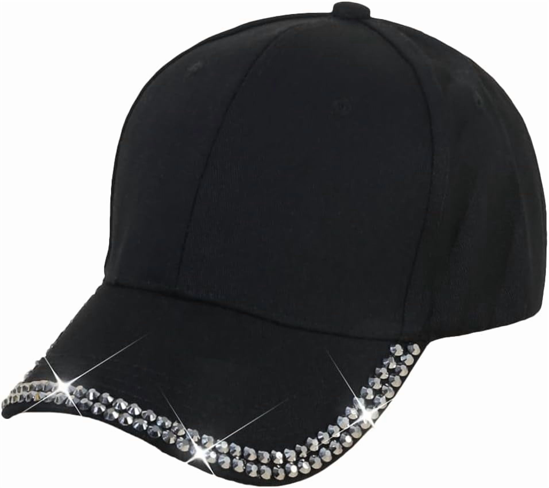 Rhinestone Baseball Cap Bling Stylish Baseball Caps for Women ...
