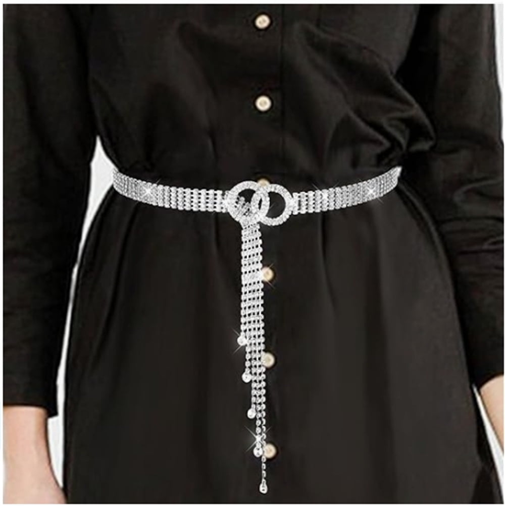 Rhinestone Belt for Women and Girls,Belly Waist Chain for a Variety of ...