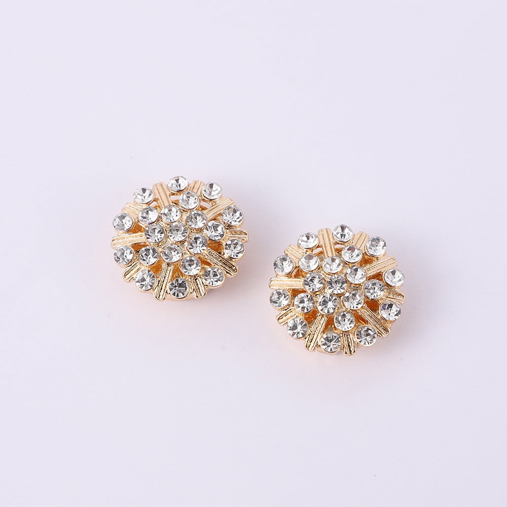 Rhinestone Button Covers, Crystal Buttons for Clothing with Pliers ...