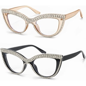 Cat Eye Reading Glasses Rhinestone