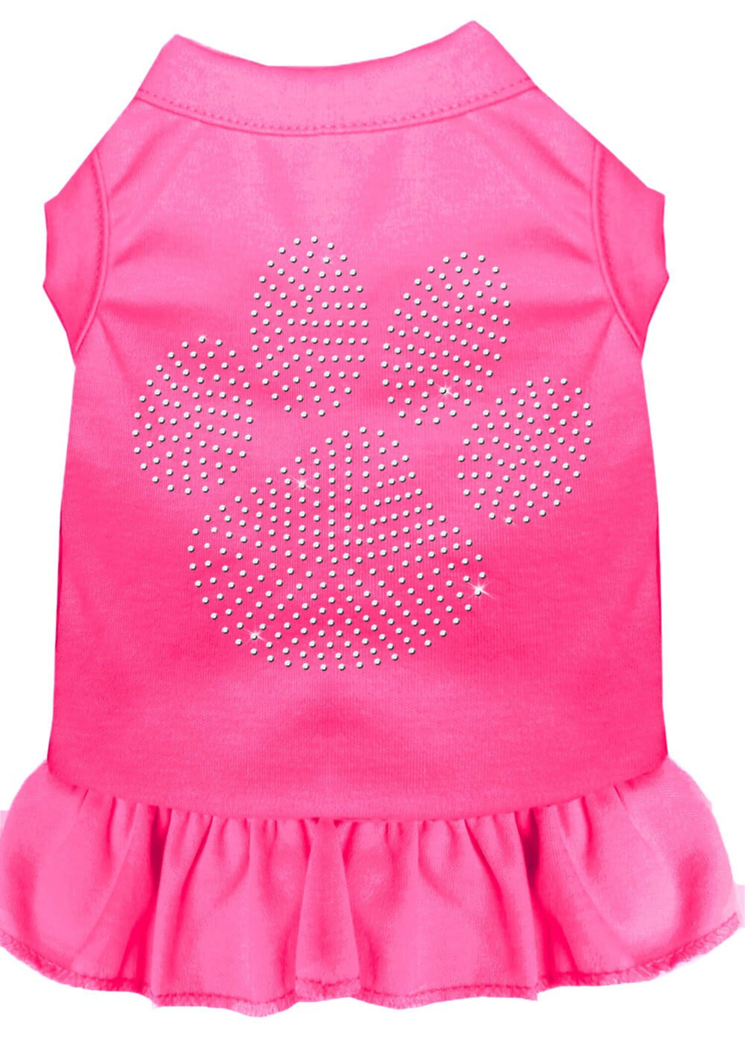 Pet Dog Cat Dress Rhinestone, "Clear Paw" - Walmart.com