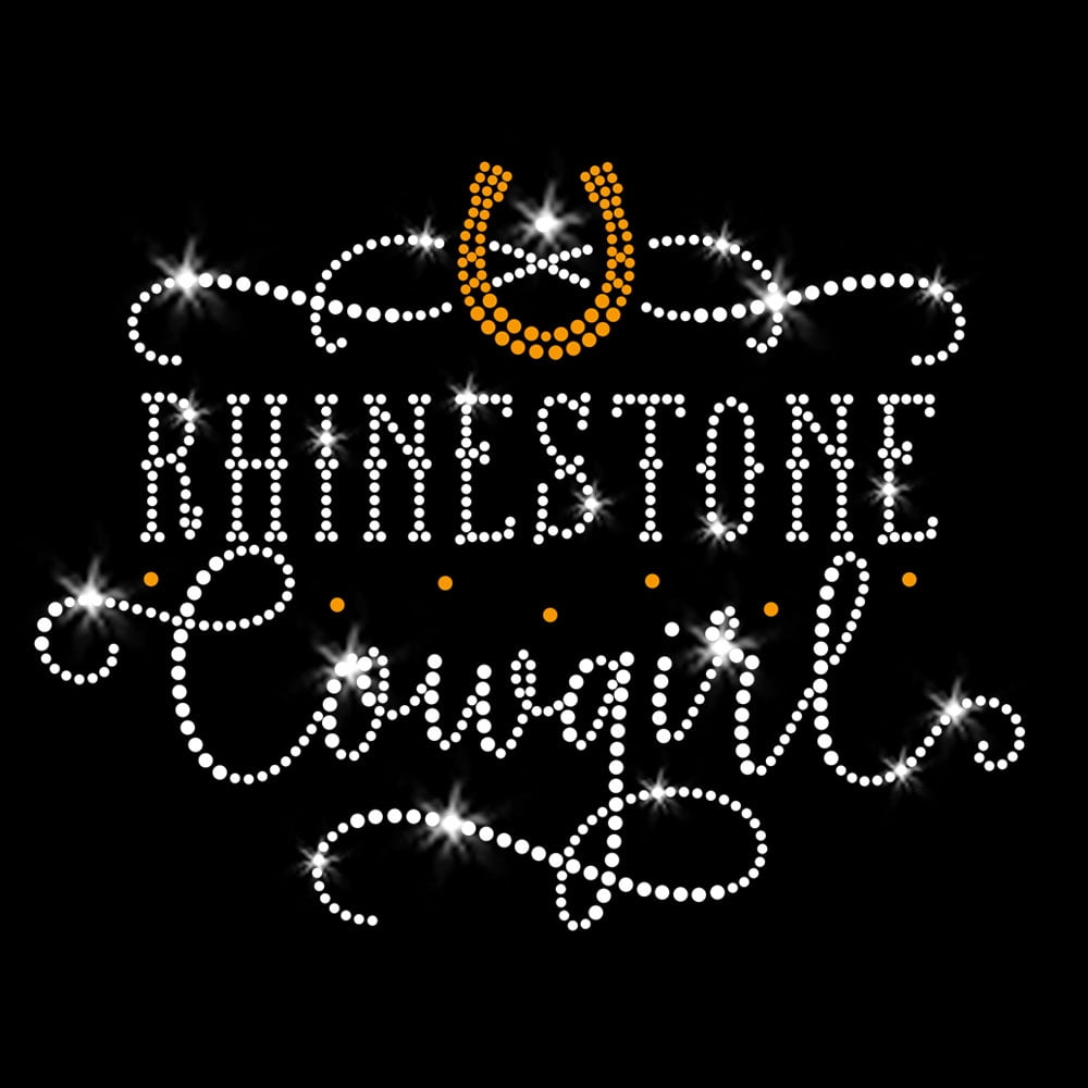 JCS Rhinestones Rhinestone Cowgirl Iron-on Sparkly Crystal Gold ...