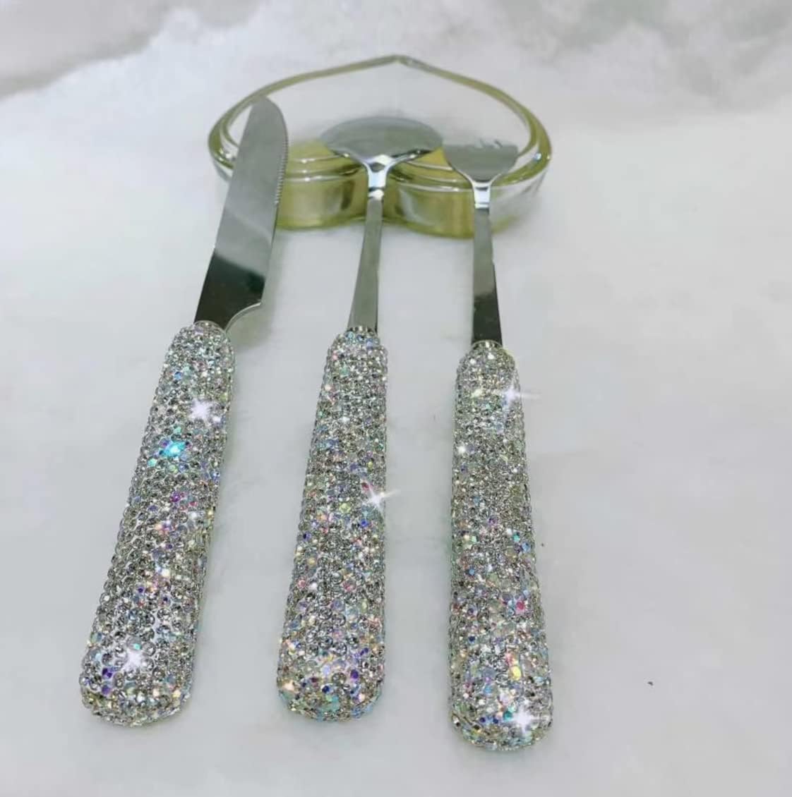 Rhinestone Crystal Dazzling Kitchenware Culinary Cooking Utensils ...