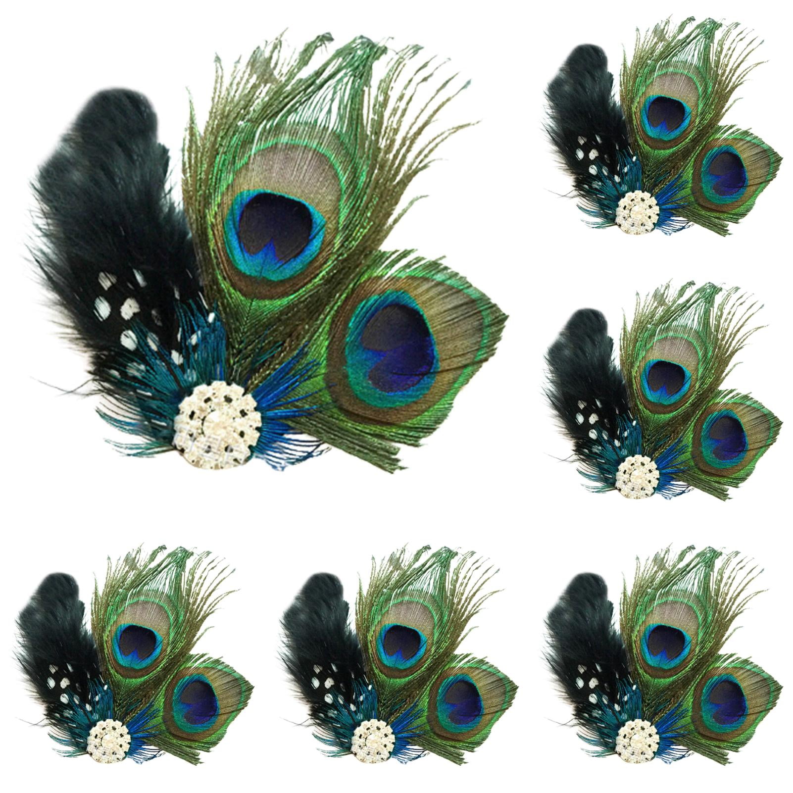 Rhinestone Feathers Vintage Accessories Bridal Wedding Hairpins Pins ...