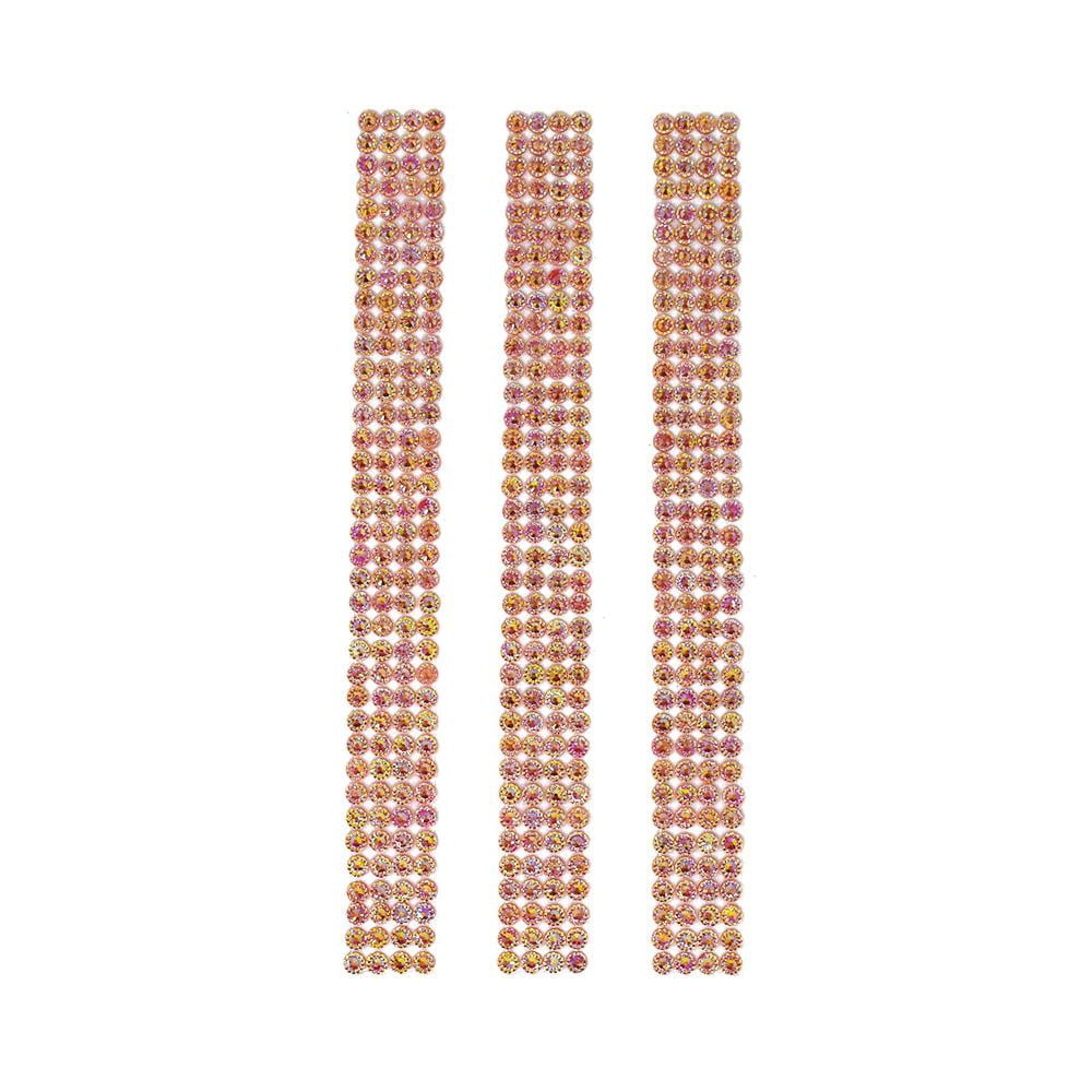 Rhinestone Gems Sticker Strips, Red, 7-3/4-Inch, 3-Count - Walmart.com