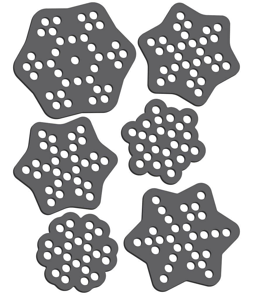 Rhinestone Genie Magnetic Rhinestone Template Snowflakes 1" to 2 ...