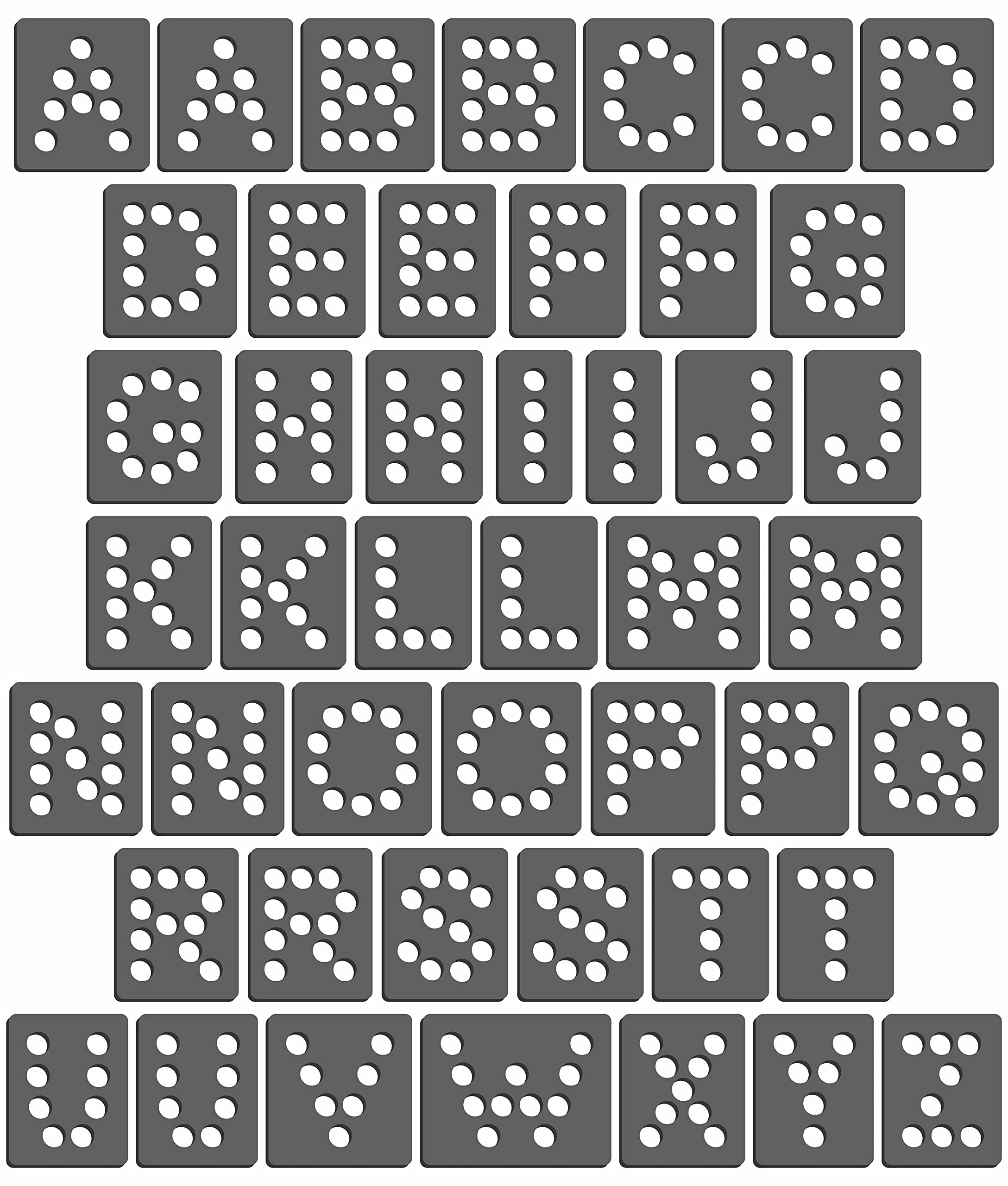 Rhinestone Genie Magnetic Rhinestone Template(s) - FONT - ARIAL CAPS ...