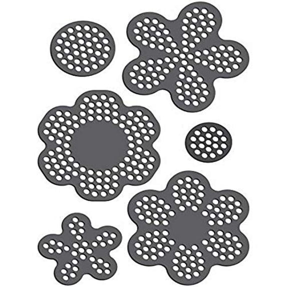 Rhinestone Genie RT2-FLO102 Flowers 002 Magnetic Rhinestone Template ...